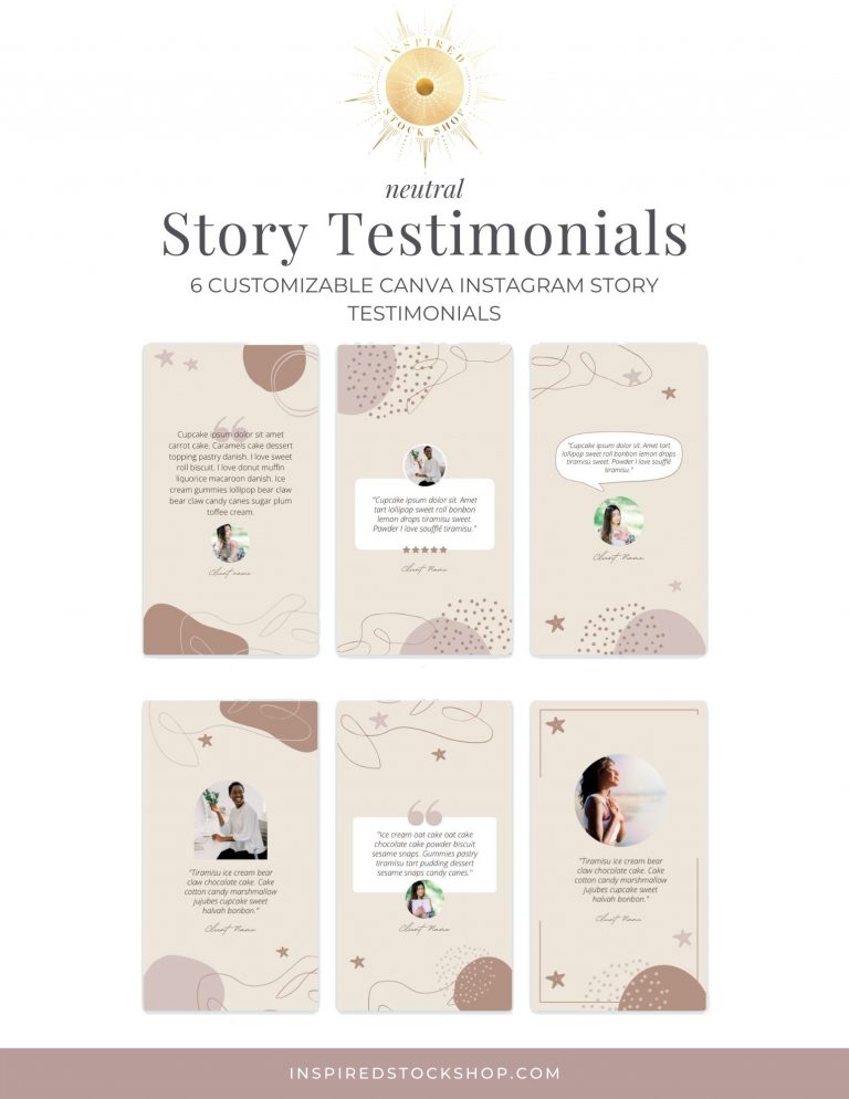 Canva Templates - Inspired Stock Shop