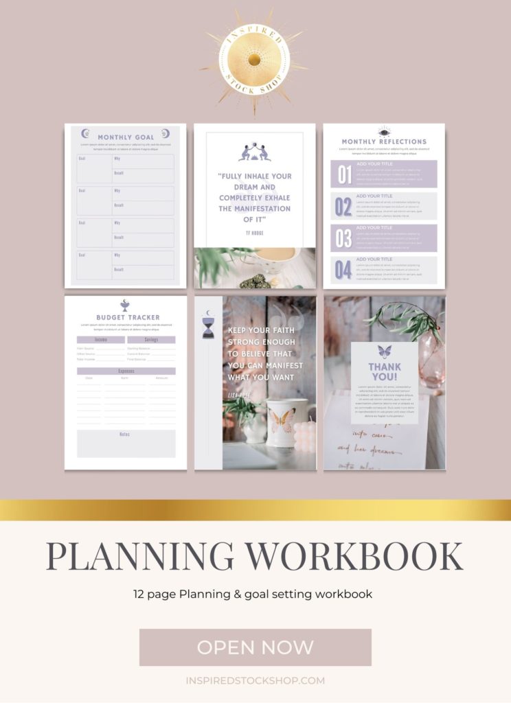 Planning Workbook - Inspired Stock Shop