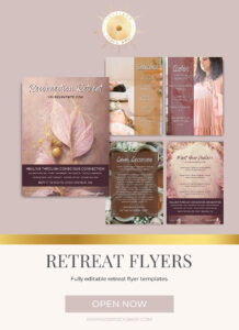 Retreat Flyers - Inspired Stock Shop