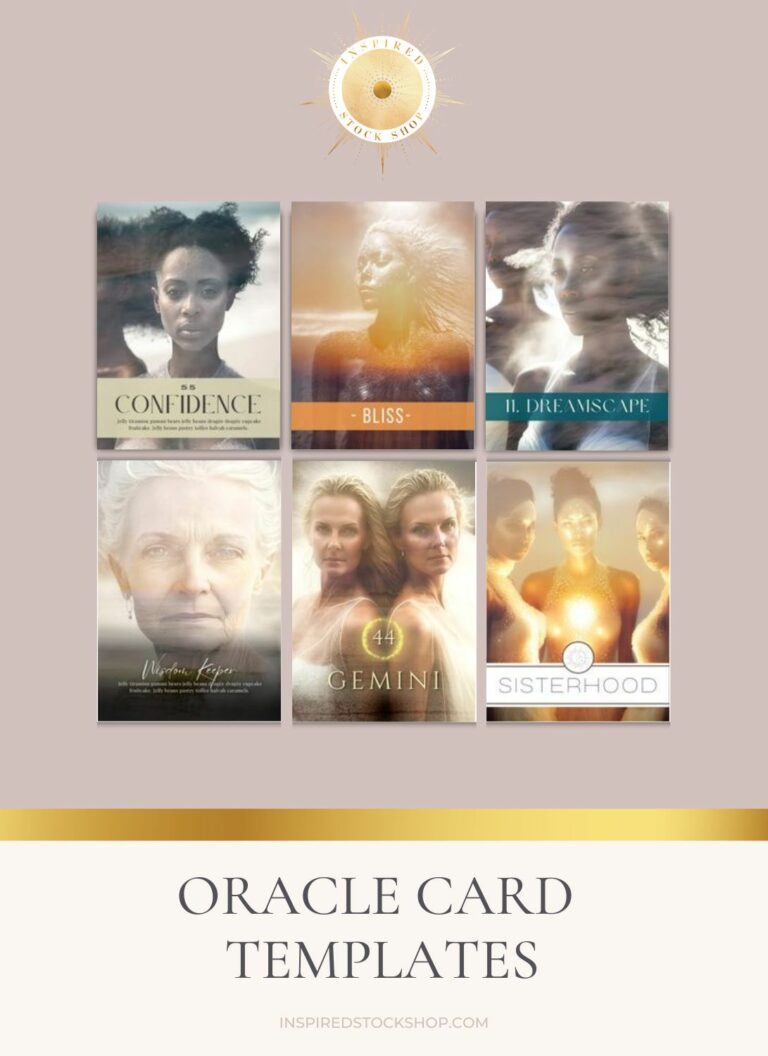 Oracle Card Canva Templates - Inspired Stock Shop