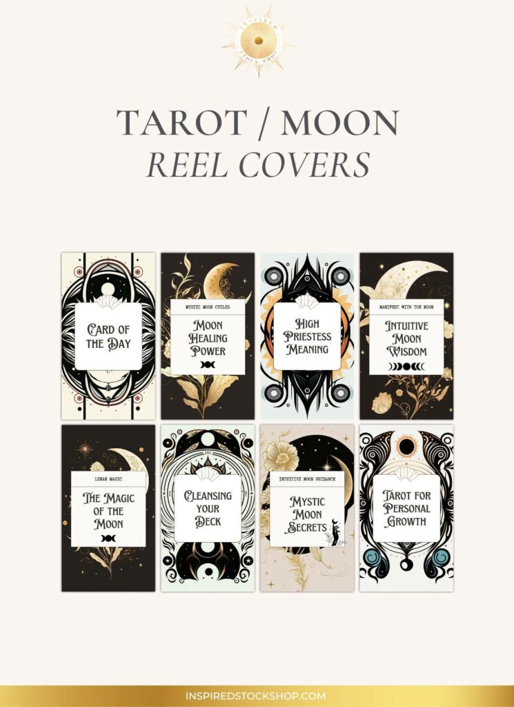 Tarot / Moon Reel Covers - Inspired Stock Shop