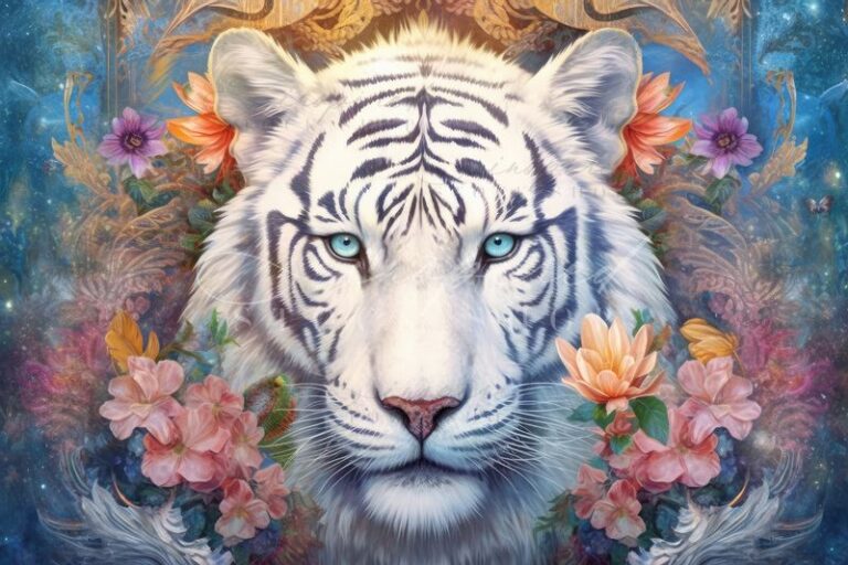 ISS Spirit Animal White Bengal Tiger - Inspired Stock Shop