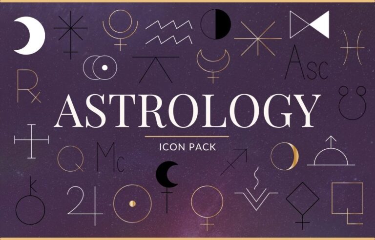 Astrology Icon Pack - Inspired Stock Shop