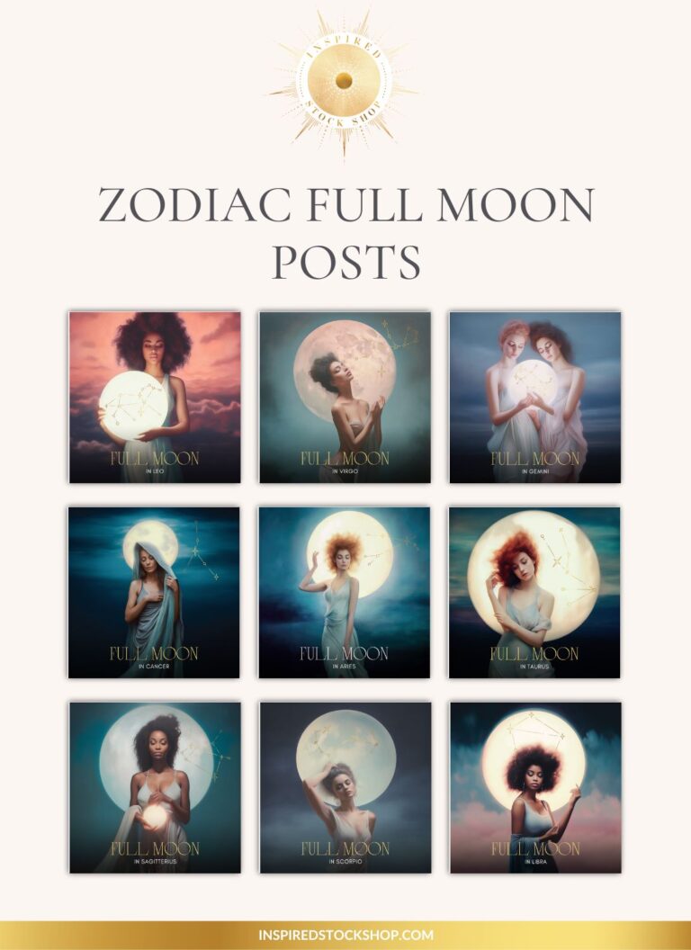 Full Moon Zodiac Posts - Inspired Stock Shop