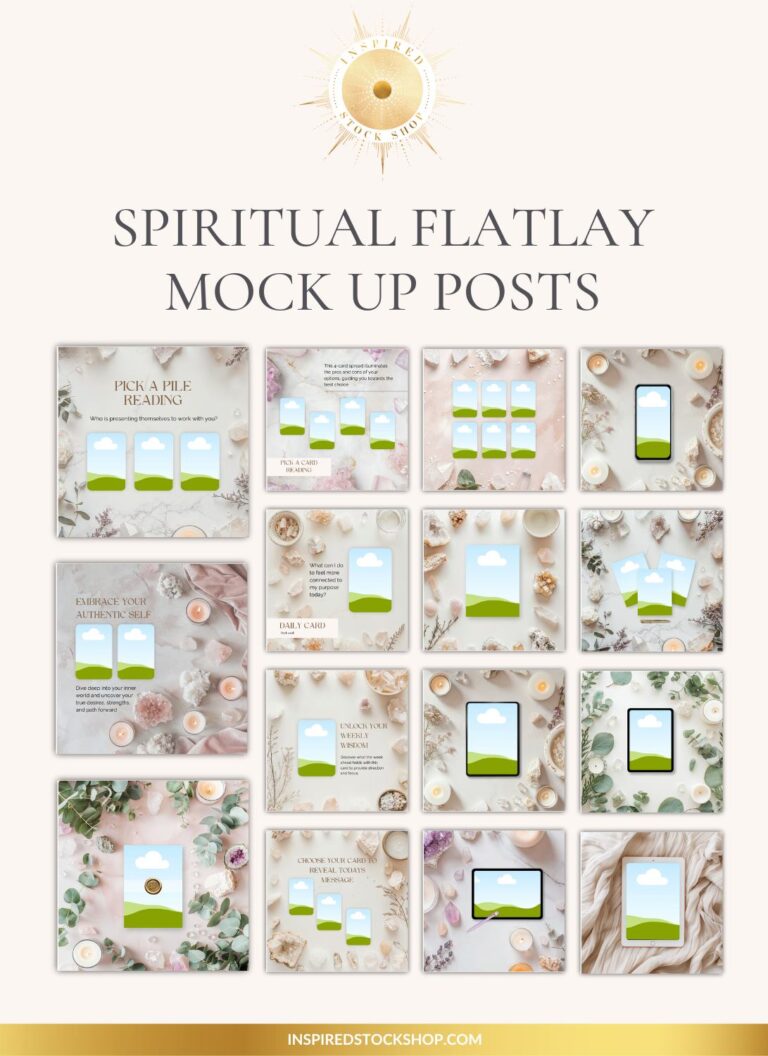 Canva Templates for Spiritual Business Owners - Inspired Stock Shop