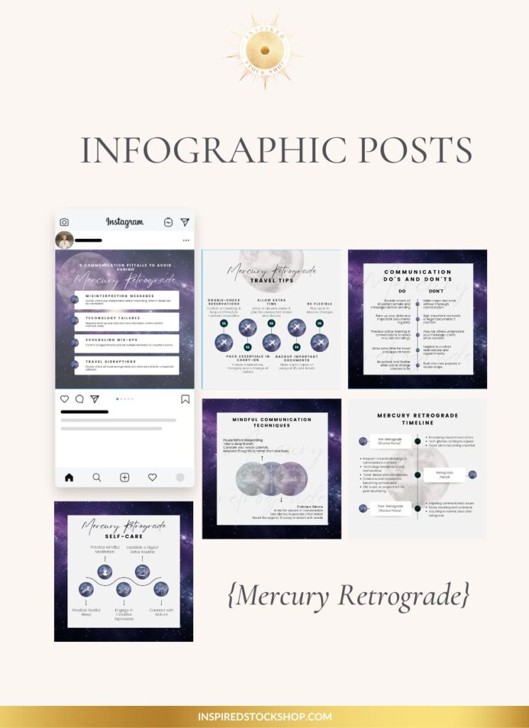 Canva Templates for Spiritual Business Owners - Inspired Stock Shop