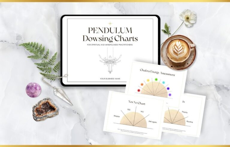 Pendulum Dowsing Charts (Horizontal) - Inspired Stock Shop