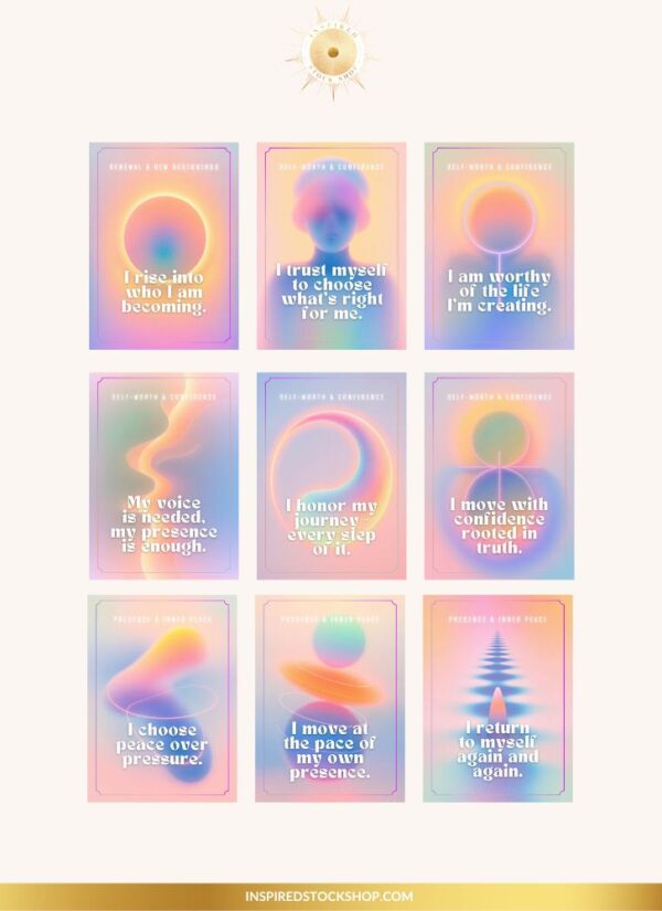 Renewal & Reflection Affirmation Cards - Inspired Stock Shop